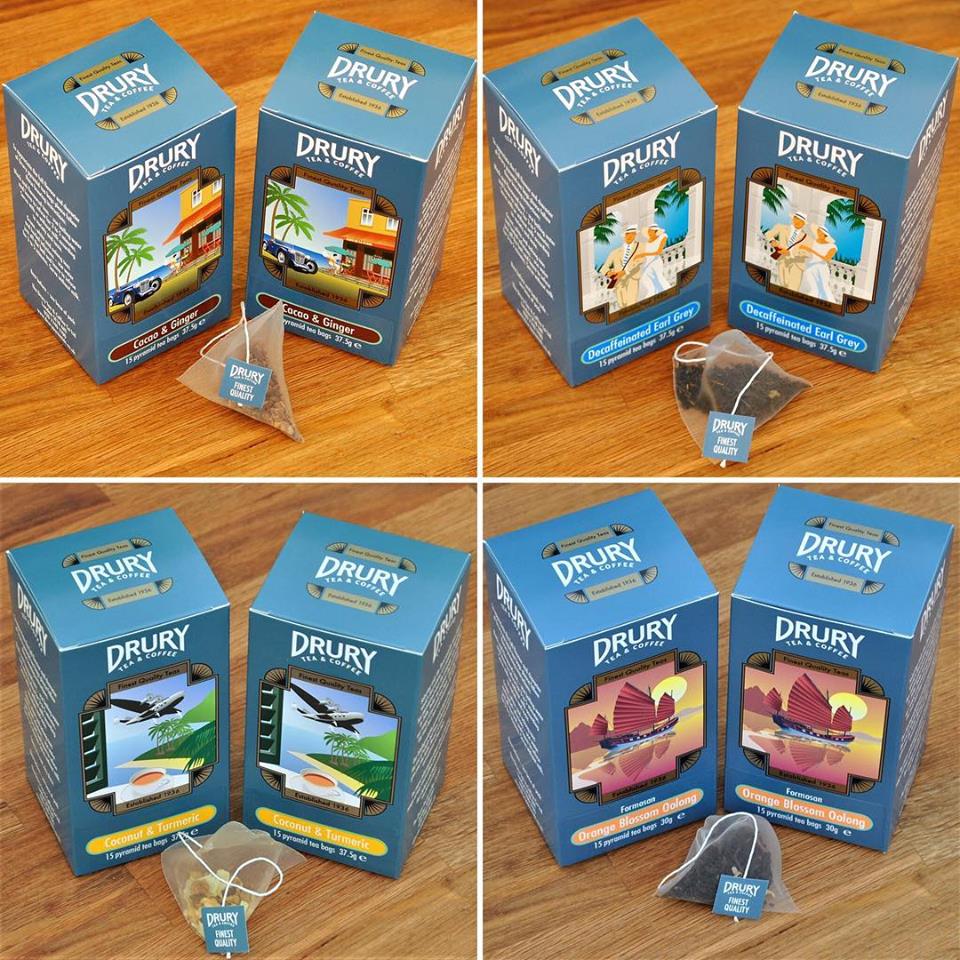 New Pyramid Tea Bag Varieties | Drury Tea & Coffee